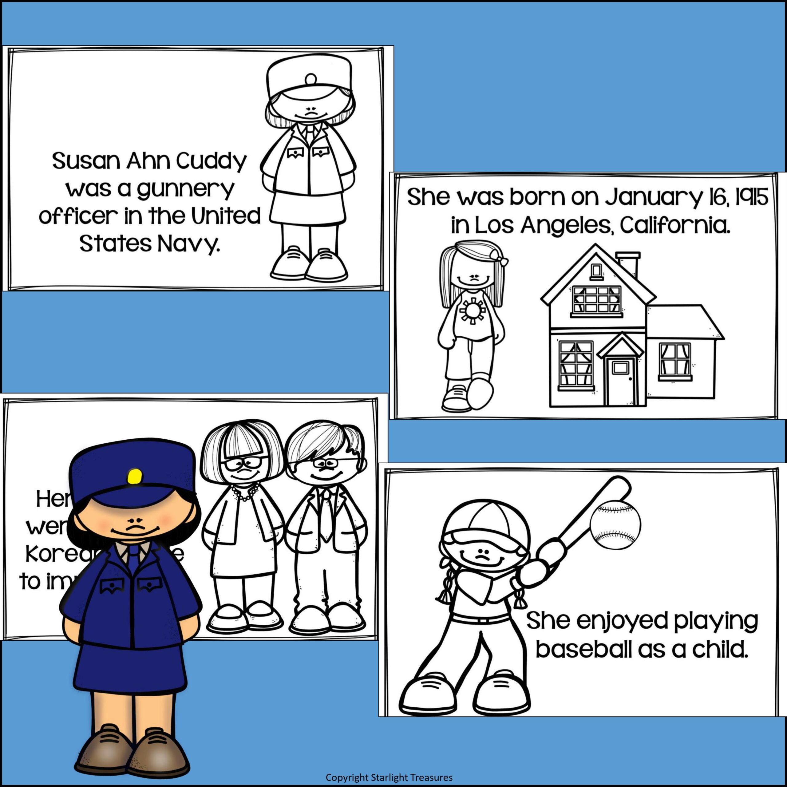 Susan Ahn Cuddy Mini Book for Early Readers: Asian/Pacific Islander ...