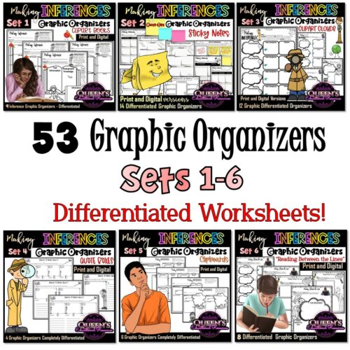 Making Inferences and Predictions Graphic Organizer BUNDLE - Made By ...