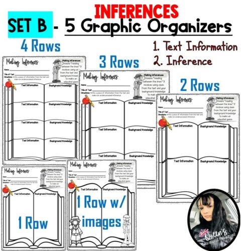 Making Inferences and Predictions Graphic Organizer BUNDLE | Made By ...