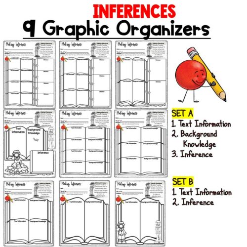 Making Inferences and Predictions Graphic Organizer BUNDLE | Made By ...