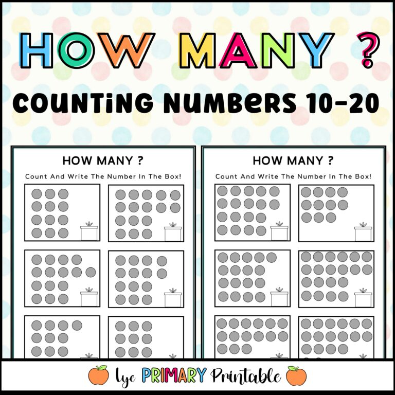 Summer Missing Numbers 1 to 20 | Orange-Themed Worksheet | Made By Teachers