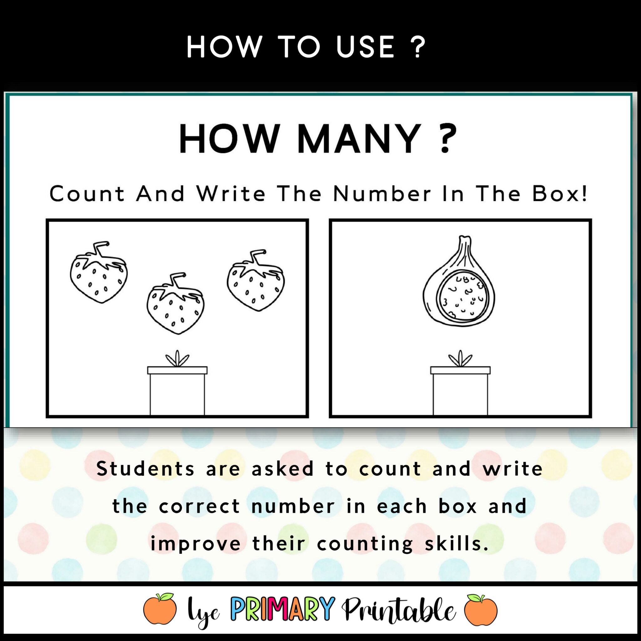 How Many? Counting To 10: Numbers 1-10 Count, Write, And Practice ...