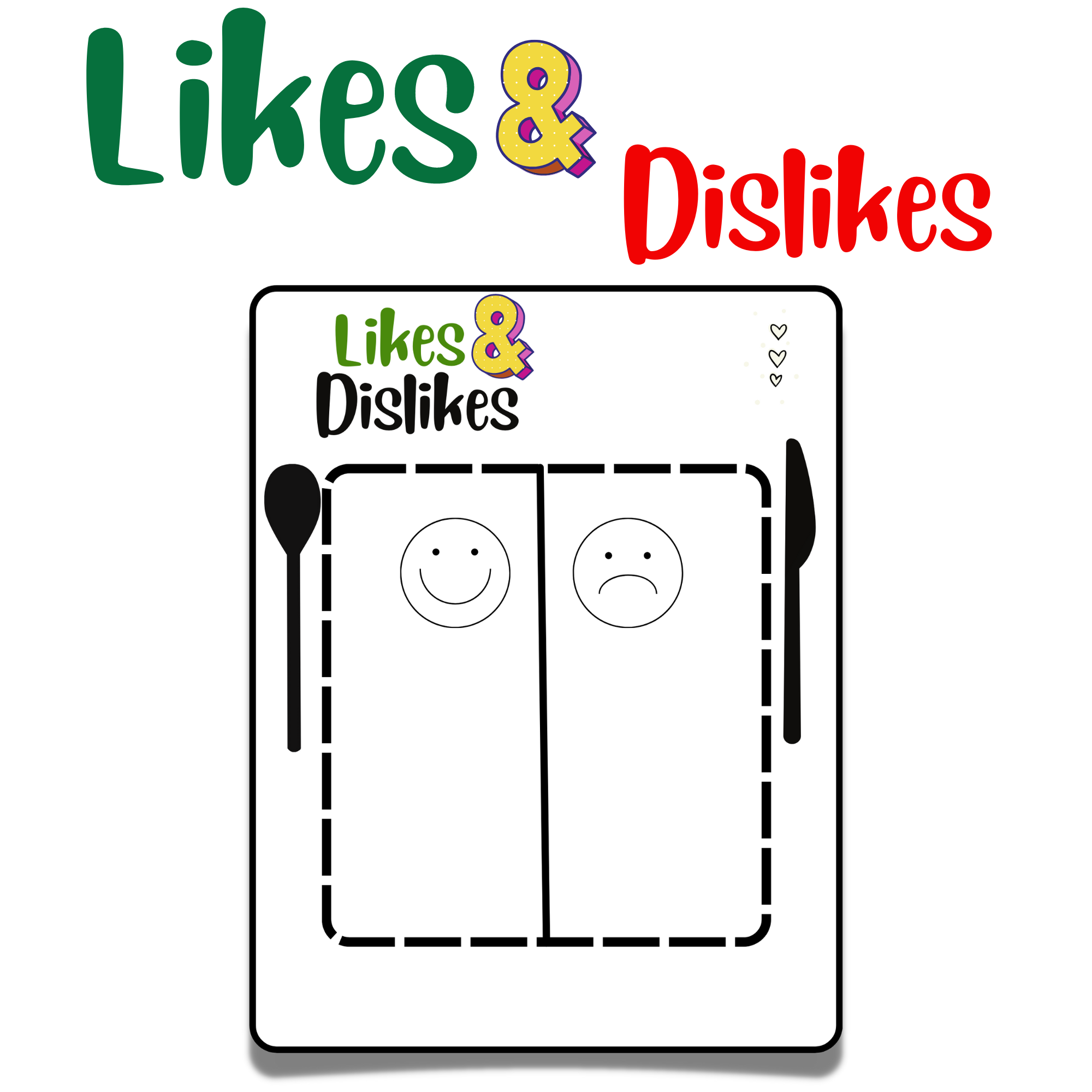 I like/I don't like FOODS, Summer activity and end of the years | Made ...