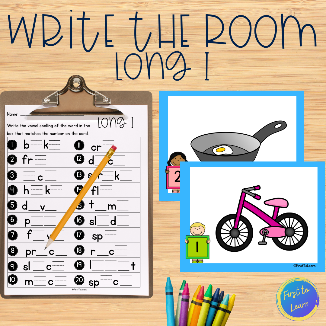 Long I Write The Room Phonics Activity | Made By Teachers