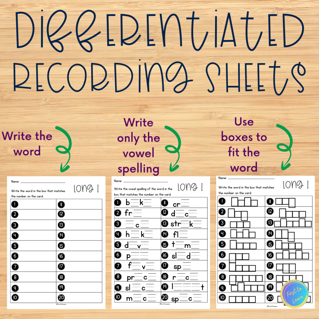 Long I Write The Room Phonics Activity | Made By Teachers