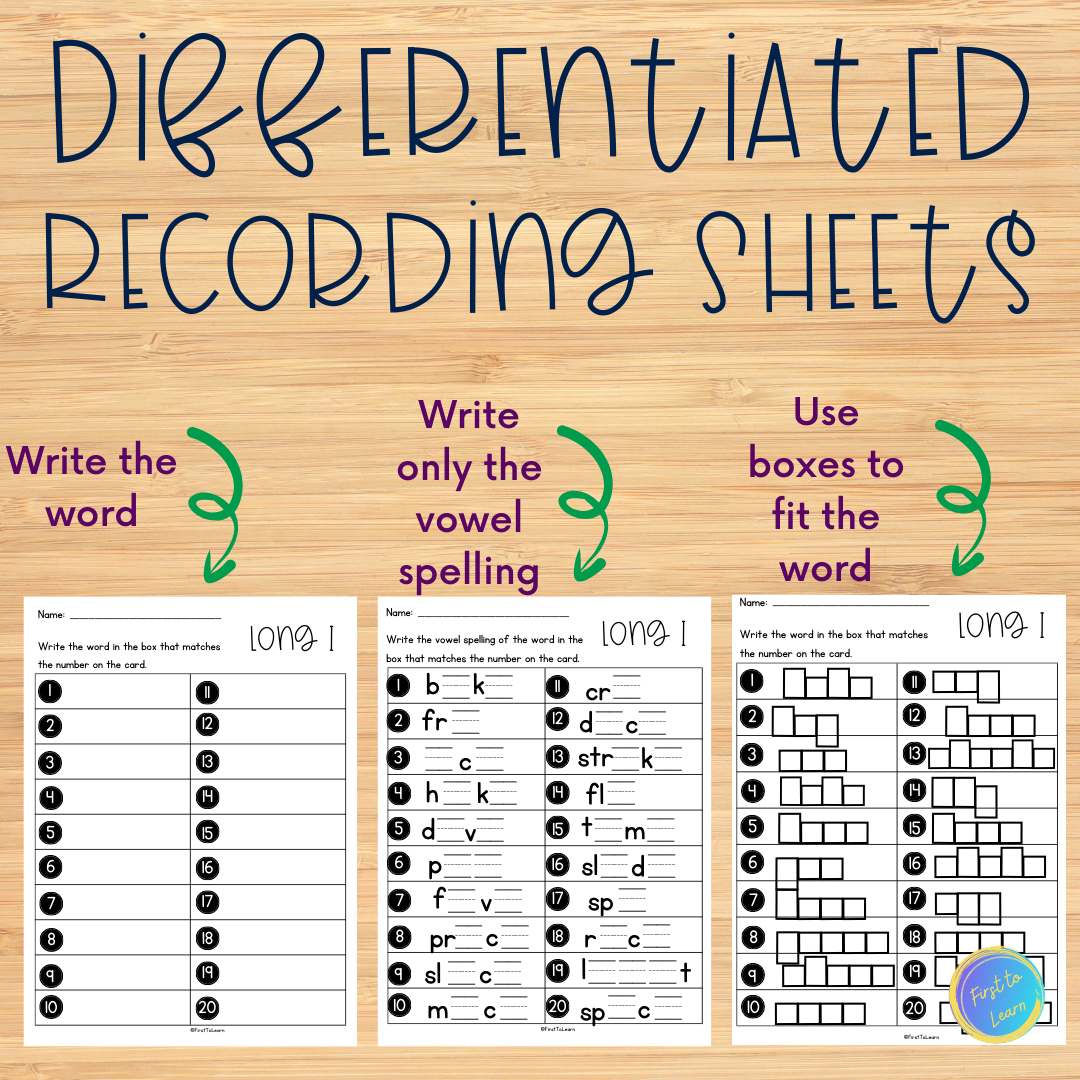 Long I Write The Room Phonics Activity | Made By Teachers