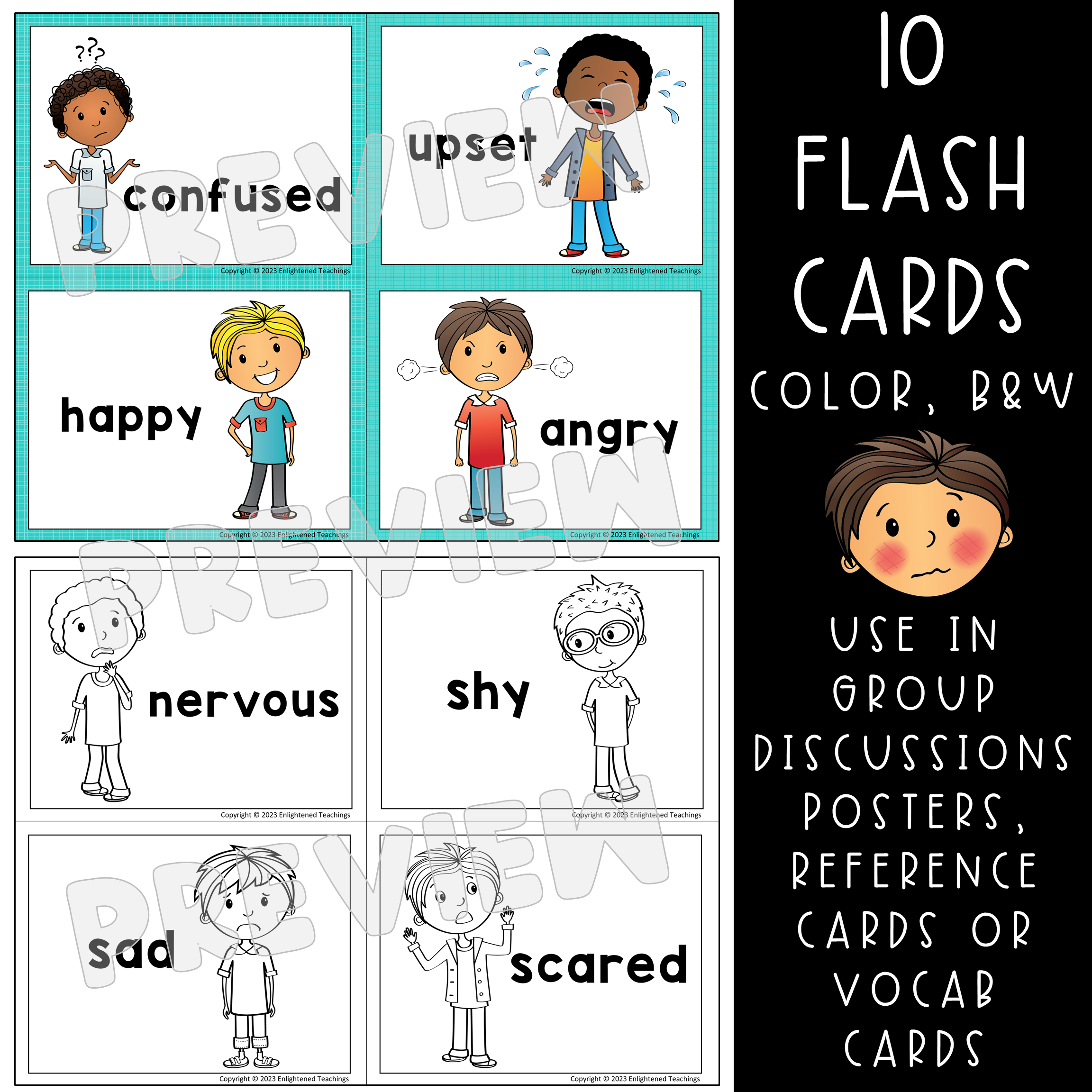 SEL Feelings & Emotions Adapted Book with SEL Activities - Boy Emotions ...