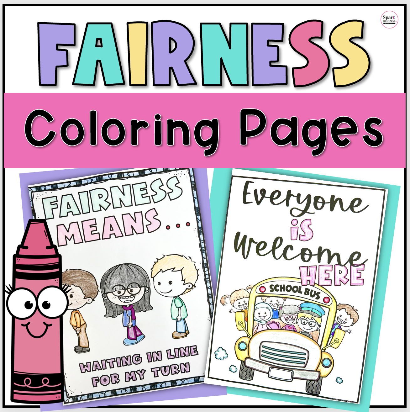 Fairness Coloring Pages | Made By Teachers
