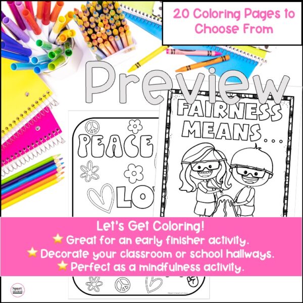 Fairness Coloring Pages | Made By Teachers