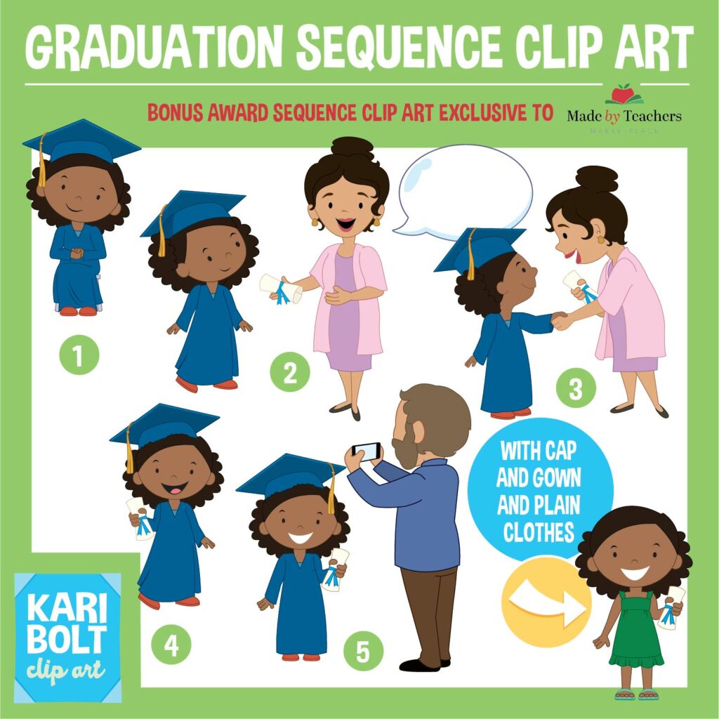 Graduation Sequence Clip Art with exclusive Award Clip Art | Made By ...