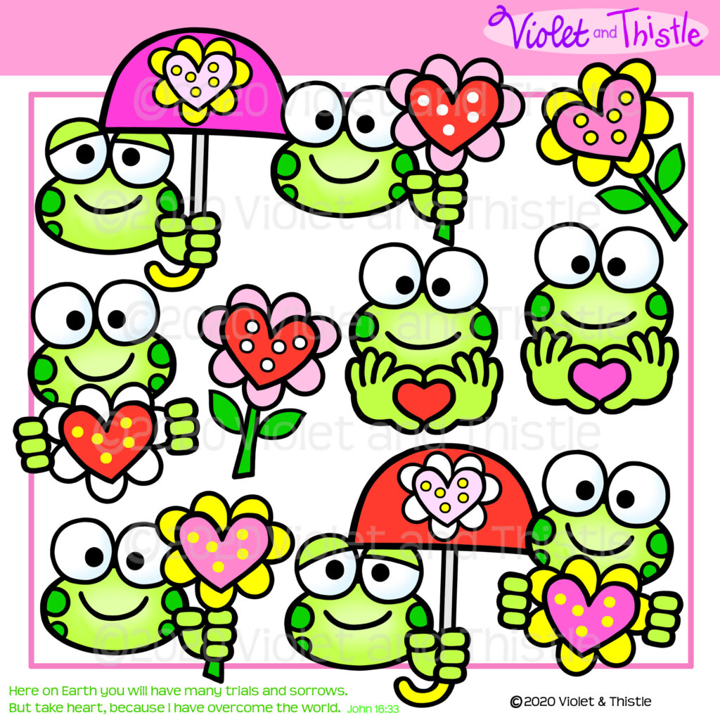 Spring Fun Faces Clipart BIG BUNDLE Super Cute Kite Car Umbrella ...