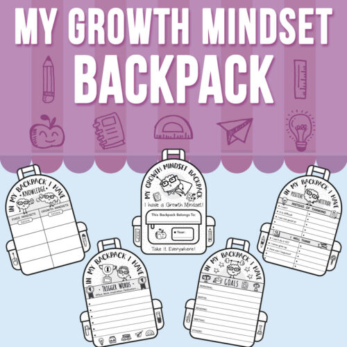 My Growth Mindset Backpack | Made By Teachers