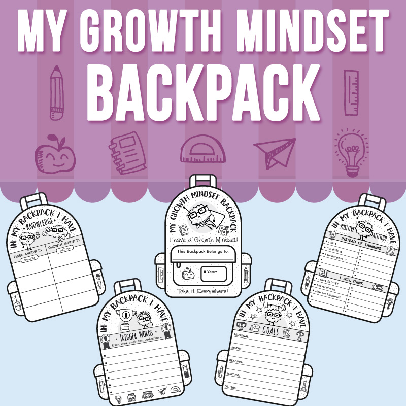 My Growth Mindset Backpack | Made By Teachers