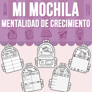Mentalidad de Crecimiento, Actividad Mi Mochila, Social Emotional ...