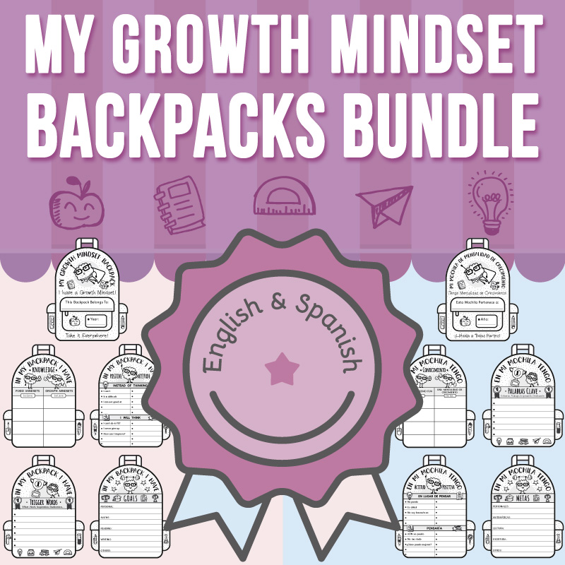 My Growth Mindset Backpacks BUNDLE | Made By Teachers