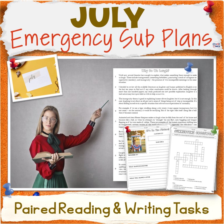 Short Reading Comprehension Passages with Questions and Answers Middle ...