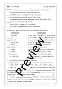 Kwame Alexander "The Crossover" worksheets | Made By Teachers