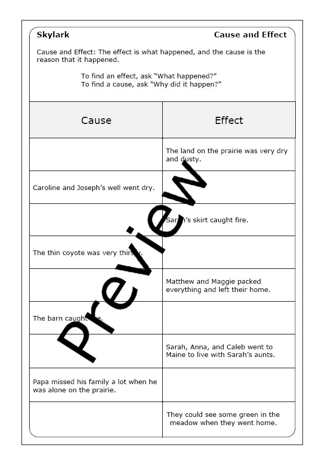 Patricia MacLachlan "Skylark" worksheets | Made By Teachers