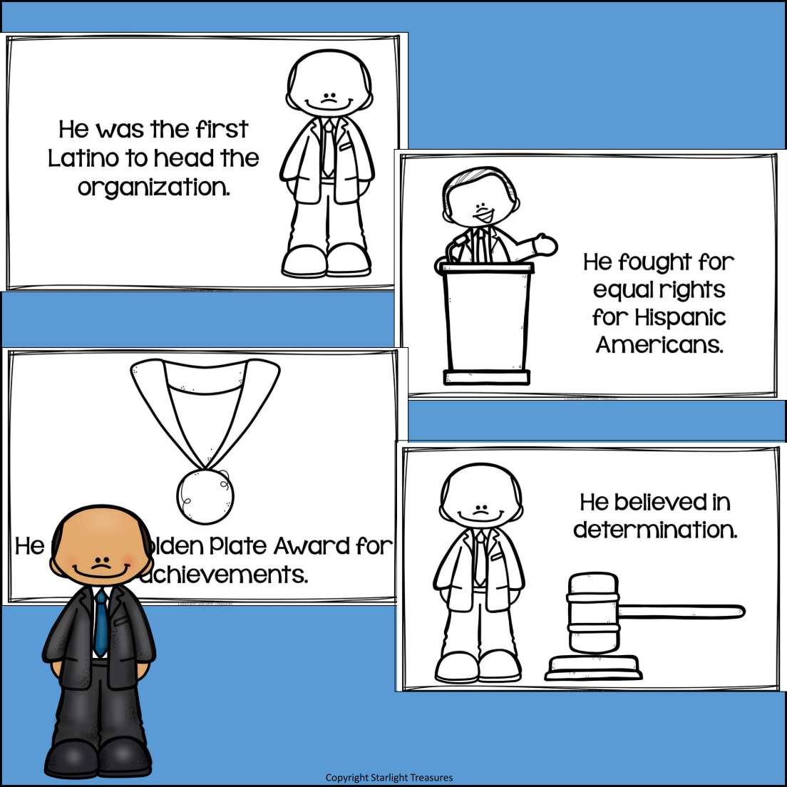 Anthony Romero Mini Book for Early Readers: Hispanic Heritage Month ...