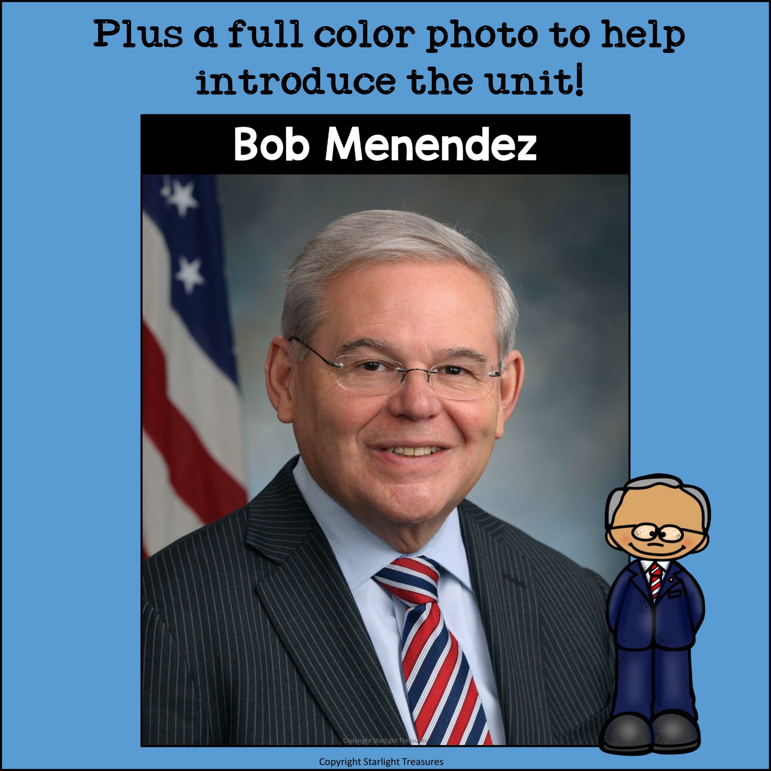 Bob Menendez Mini Book for Early Readers: Hispanic Heritage Month ...