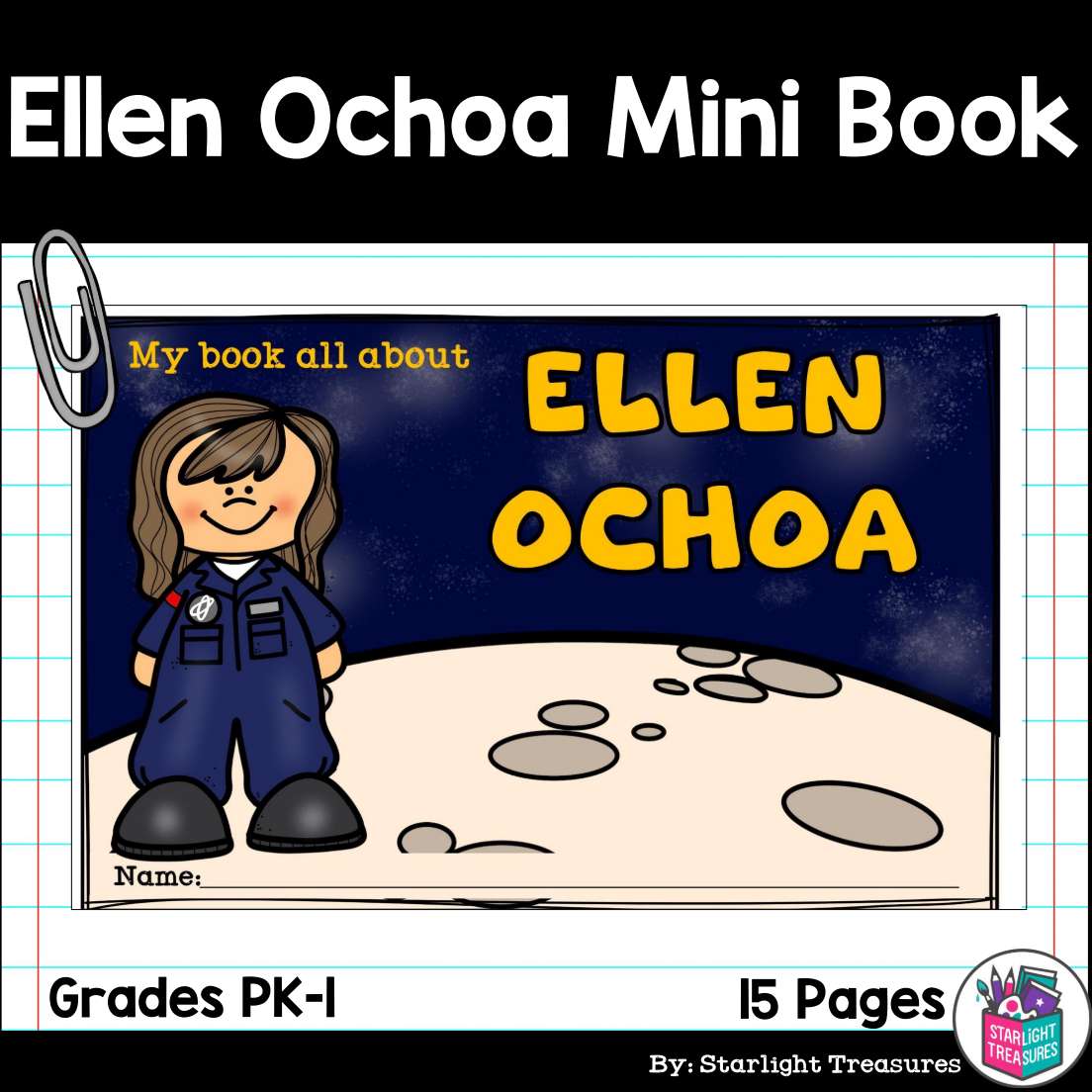 Ellen Ochoa Mini Book for Early Readers: Hispanic Heritage Month | Made ...