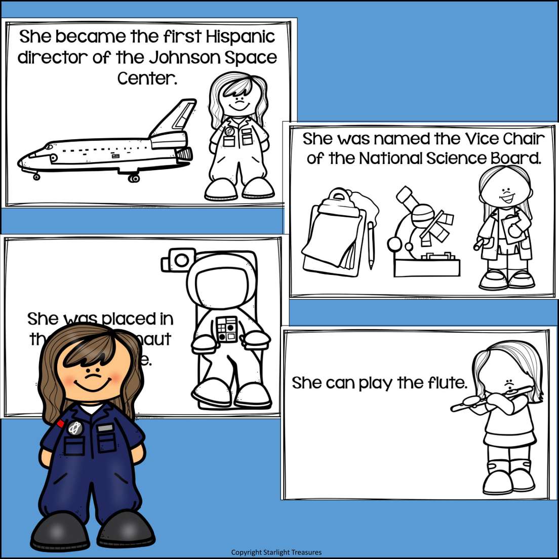 Ellen Ochoa Mini Book for Early Readers: Hispanic Heritage Month | Made ...