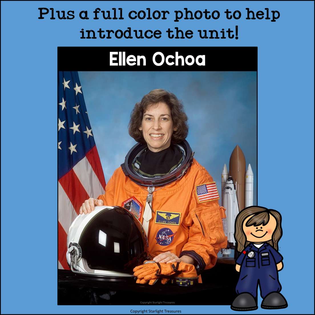 Ellen Ochoa Mini Book for Early Readers: Hispanic Heritage Month | Made ...