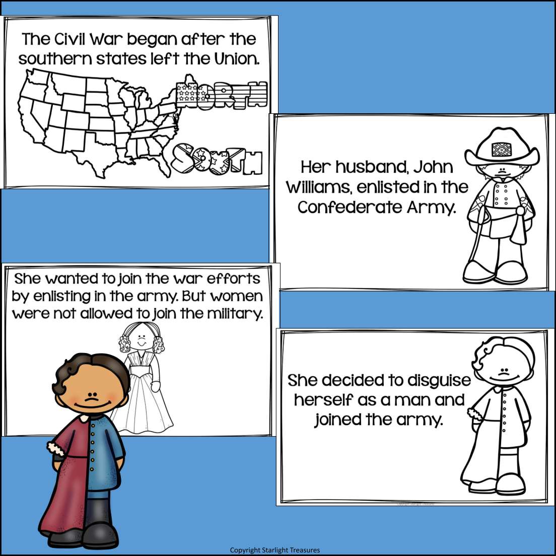 Loreta Janeta Velázquez Mini Book for Early Readers: Hispanic Heritage ...