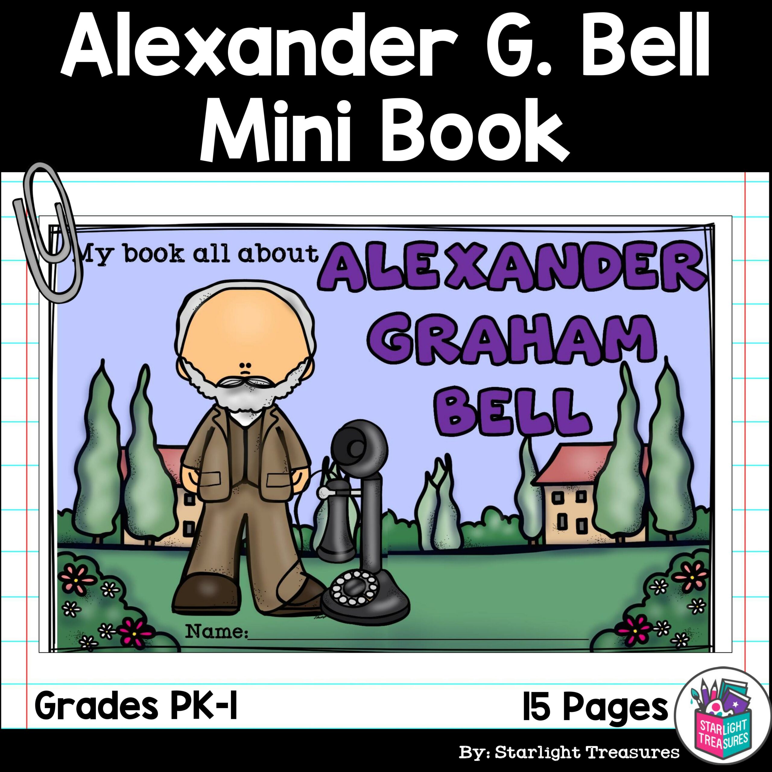 Alexander Graham Bell Mini Book for Early Readers: Inventors | Made By ...