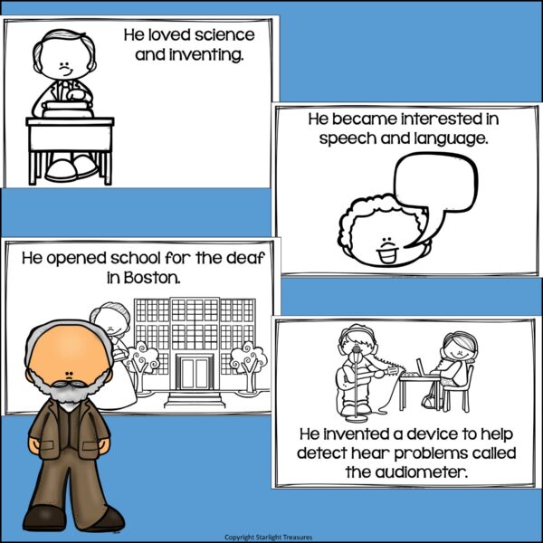 Alexander Graham Bell Mini Book for Early Readers: Inventors | Made By ...