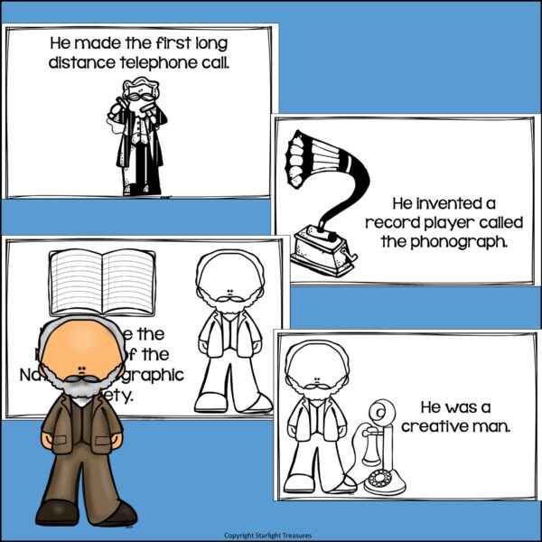 Alexander Graham Bell Mini Book for Early Readers: Inventors | Made By ...