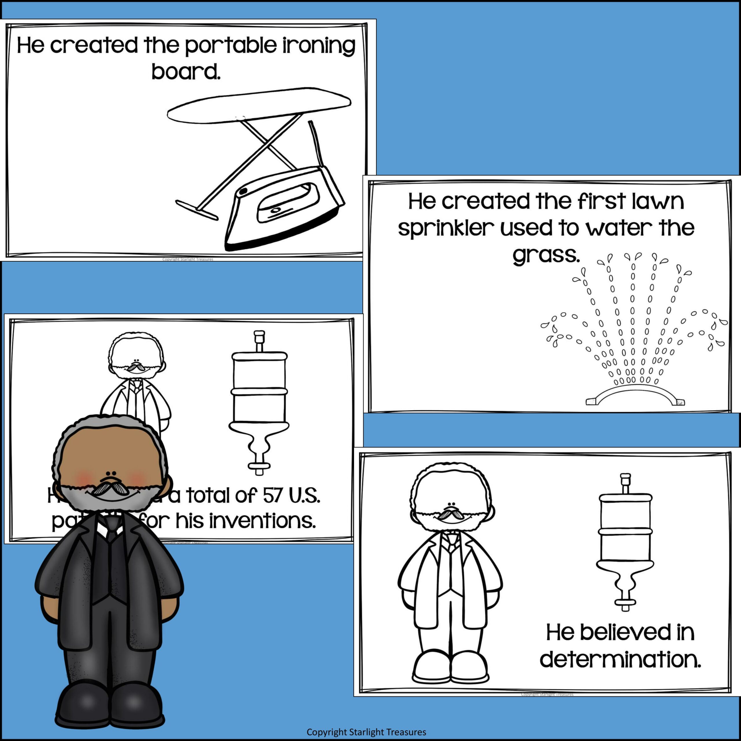 Elijah McCoy Mini Book for Early Readers: Inventors | Made By Teachers