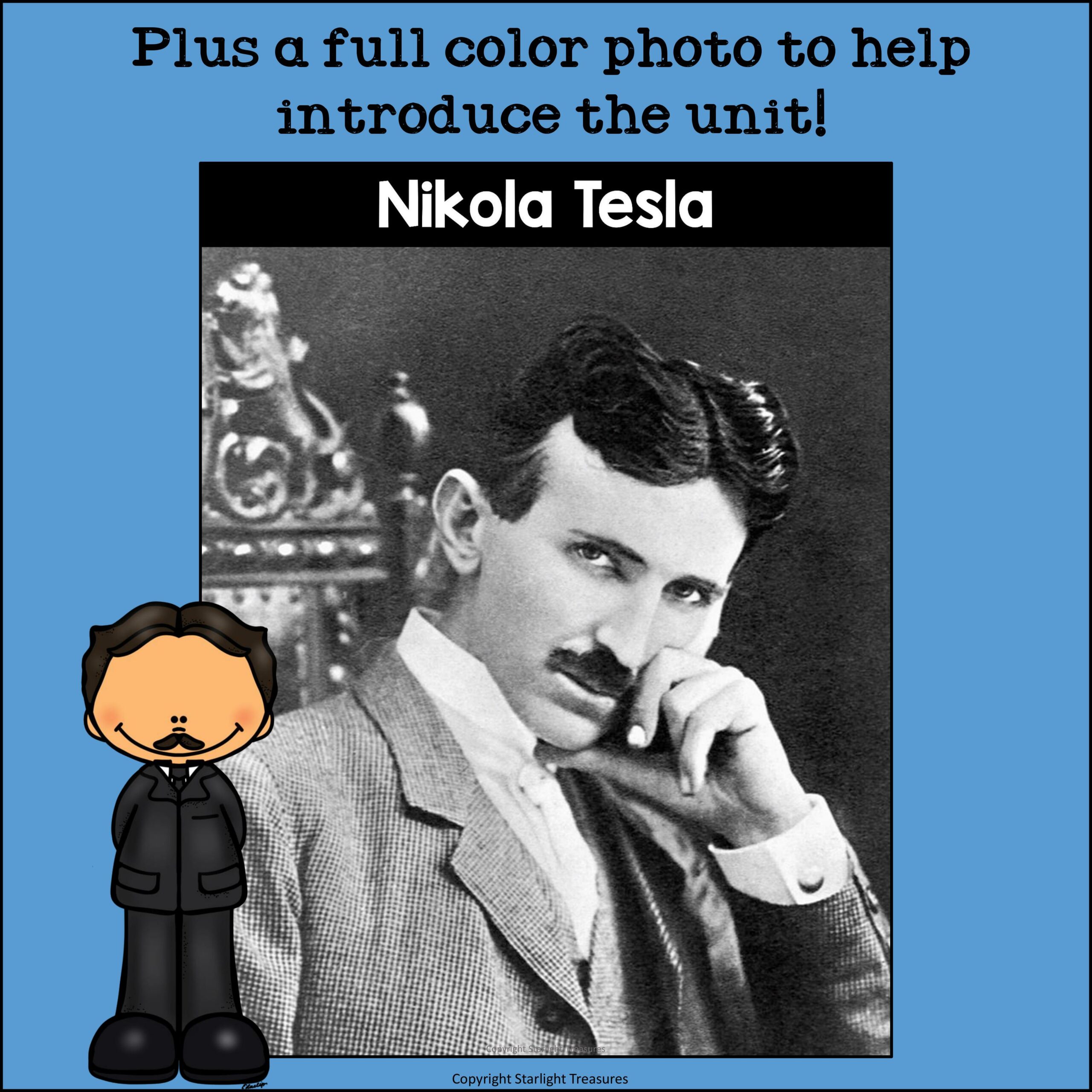 Nikola Tesla Mini Book for Early Readers: Inventors | Made By Teachers