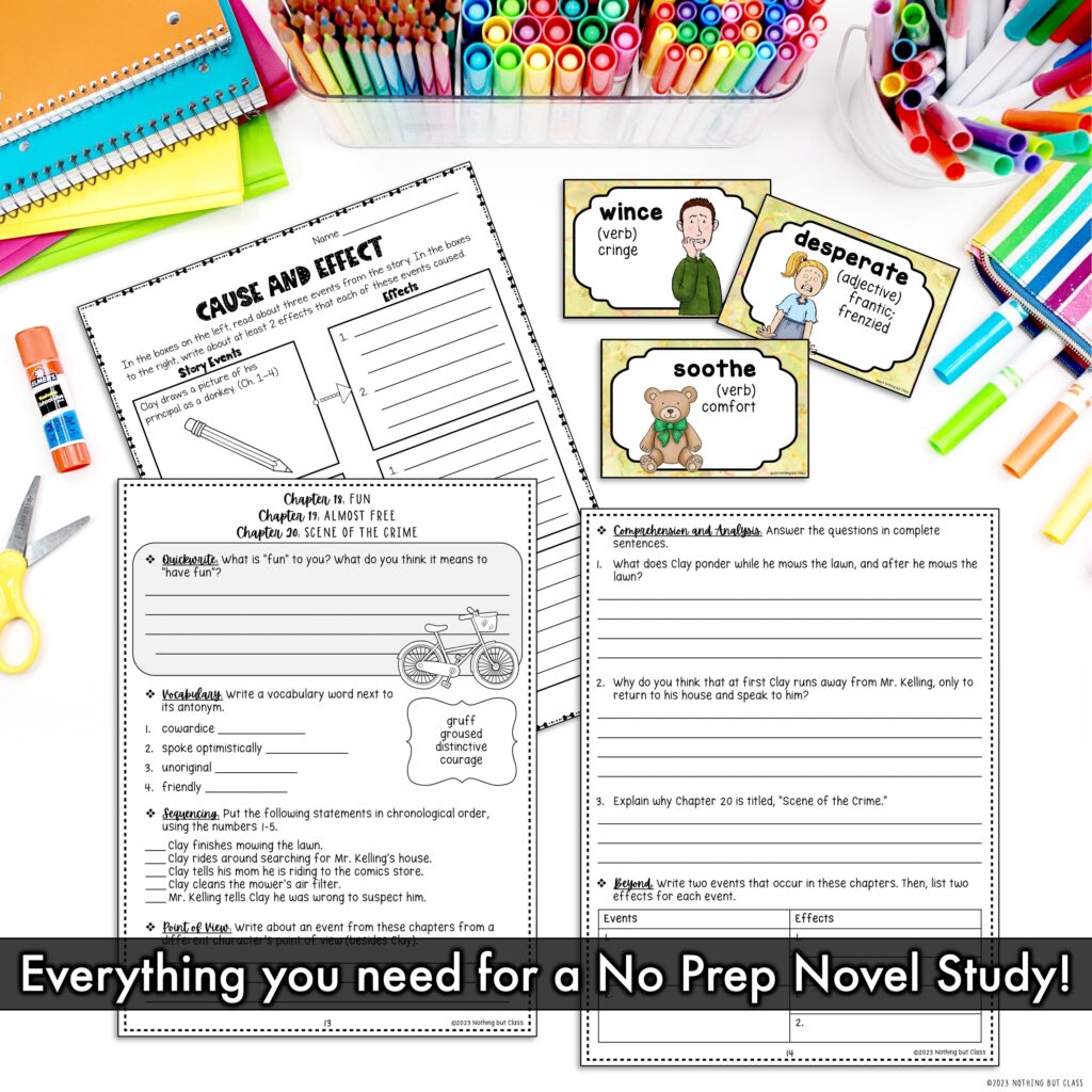 Troublemaker Novel Study Unit | Made By Teachers