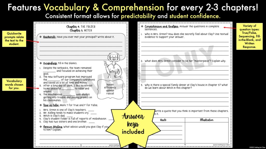 Troublemaker Novel Study Unit | Made By Teachers