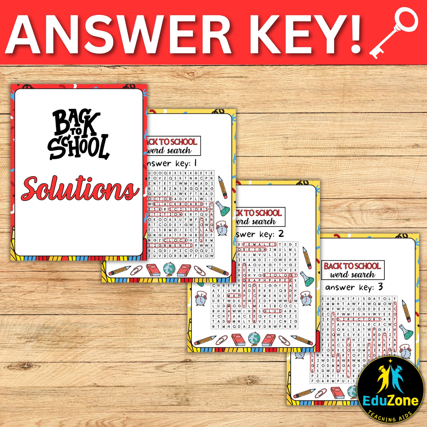 Engage Students with Back to School Word Search Activity Book For Kids ...