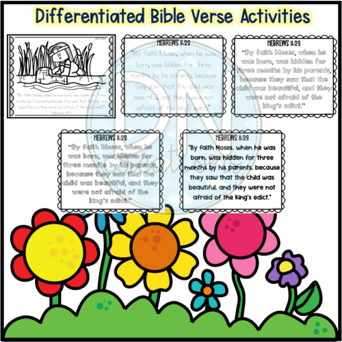 Moses Bible Activities l Birth of Moses Lesson l Baby Moses Worksheets ...