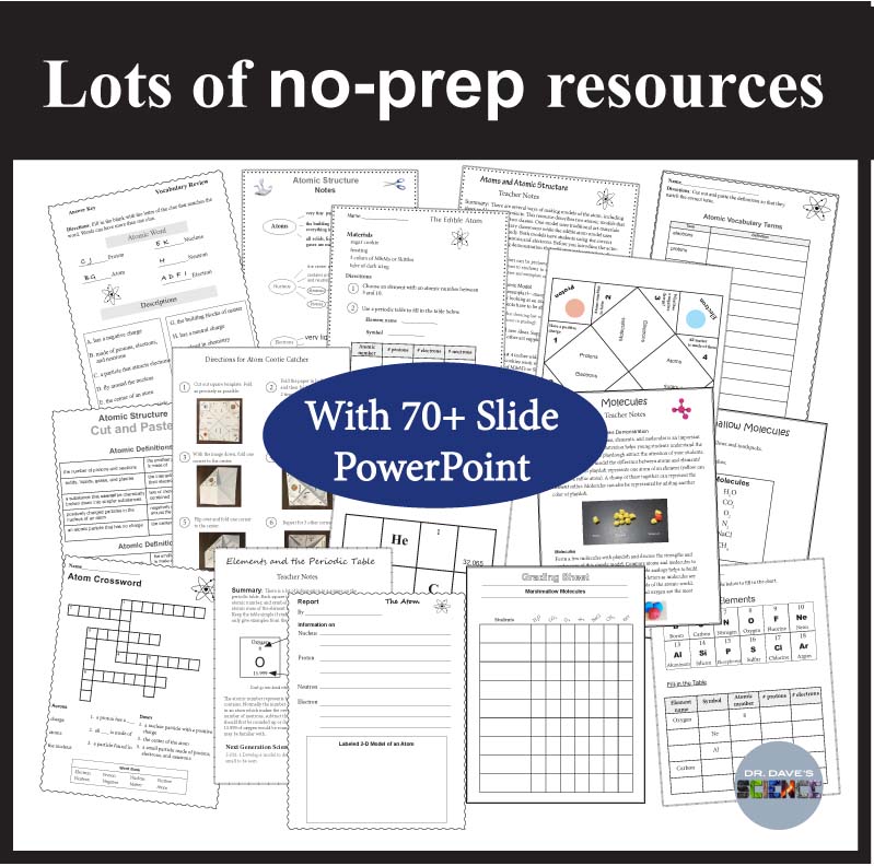 Atom Unit Bundle NGSS 5-PS1-1 | Made By Teachers