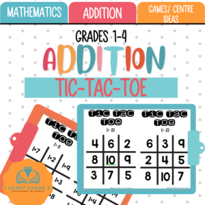 Addition Tic-Tac-Toe | Made By Teachers