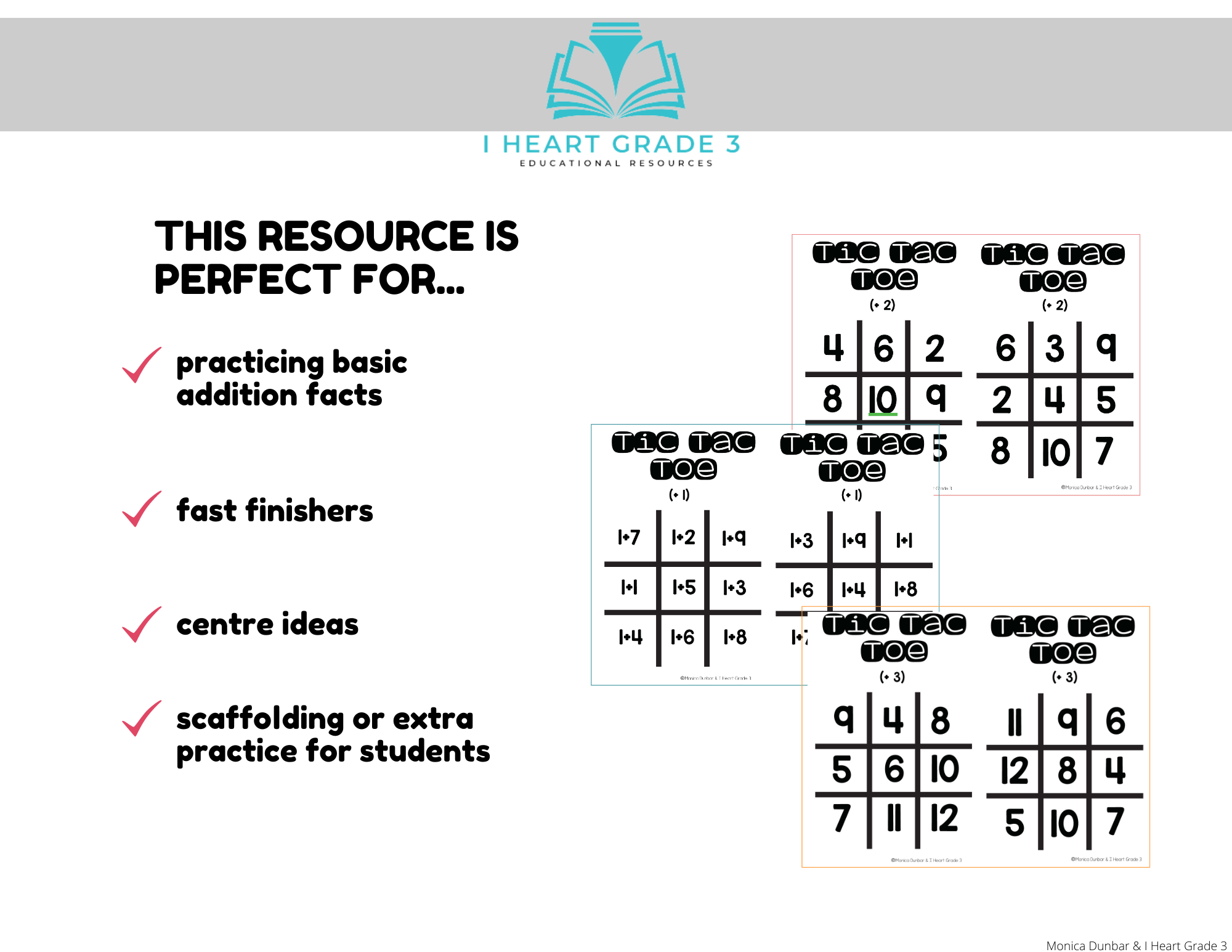 Addition Tic-Tac-Toe | Made By Teachers