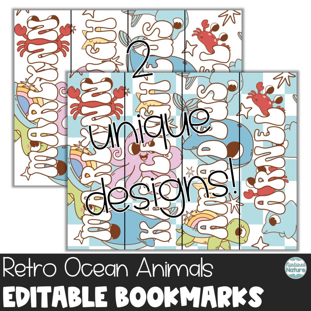 End of the Year Gifts for Students - Editable Name Bookmarks - Retro ...