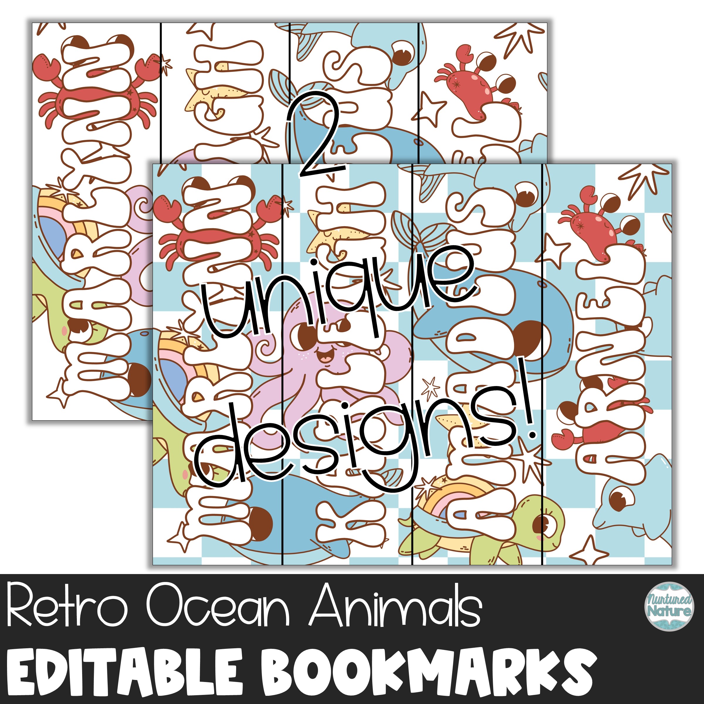 End of the Year Gifts for Students - Editable Name Bookmarks - Retro ...