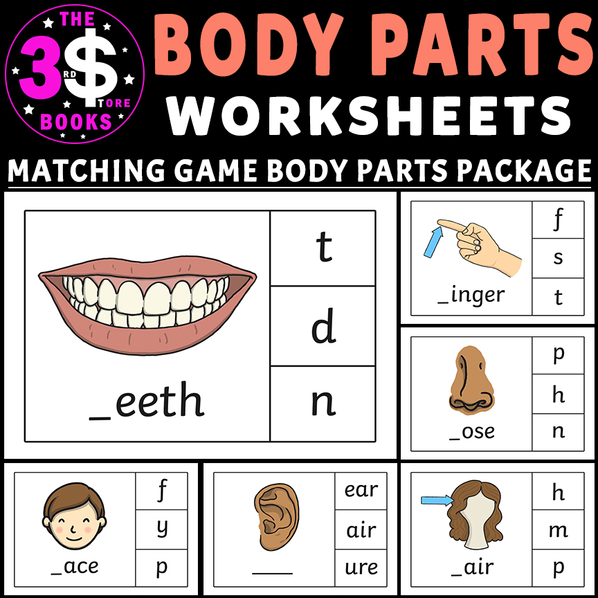 Body Parts Worksheets 9 Pages Made By Teachers