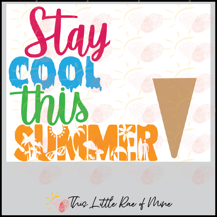 Stay cool this summer - ice cream cone - Handprint Art - printable ...