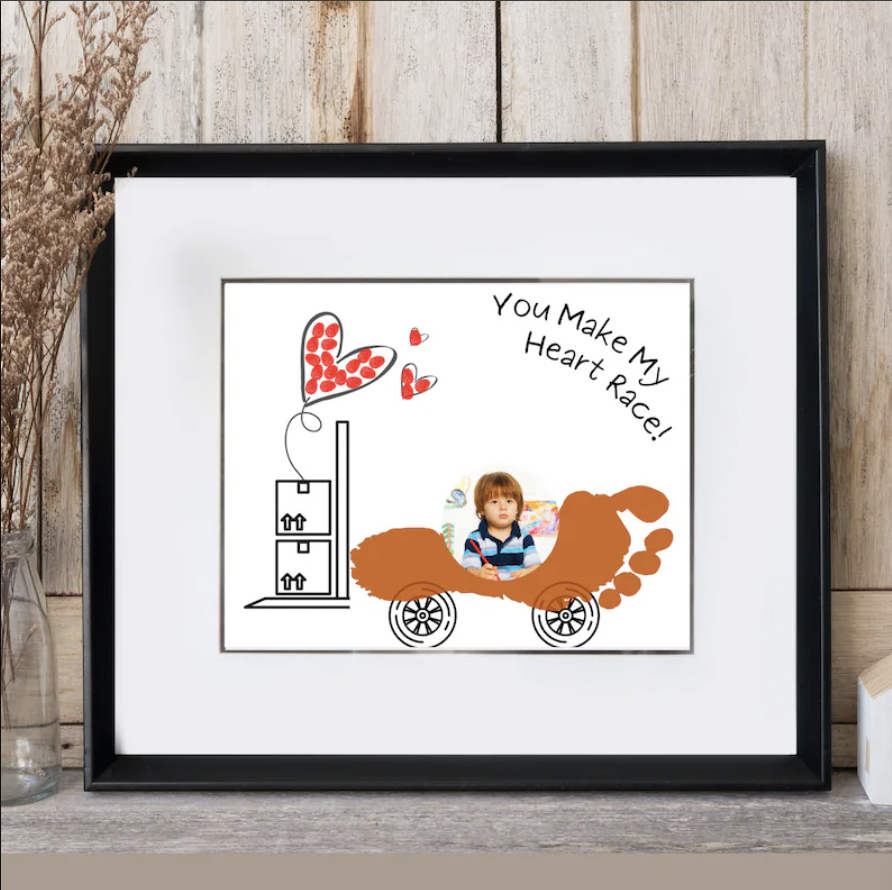 Father's Day Footprint Fingerprint Craft | Father’s Day Card | Made By ...