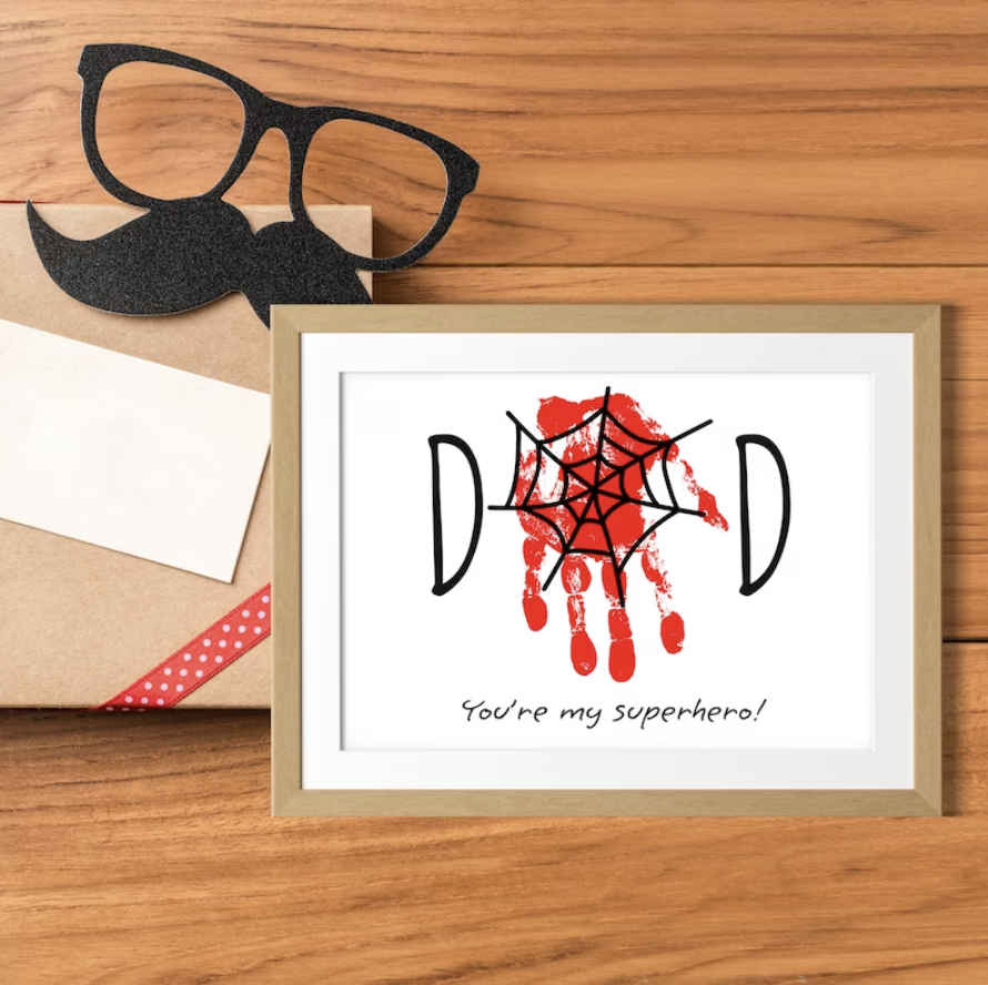 You are My Superhero Handprint Craft | Father’s Day Craft | Made By ...
