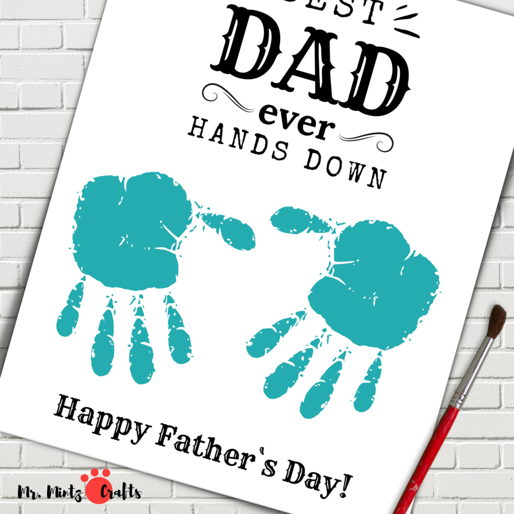 Best Dad Ever Handprint Art | Father’s Day Craft | Made By Teachers