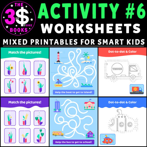 Activity Worksheets Bundle N° 1 - 60 Pages | Made By Teachers