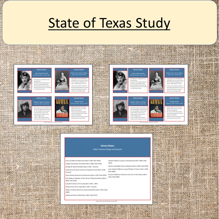 State of Texas Study Montessori Homeschool Education | Made By Teachers