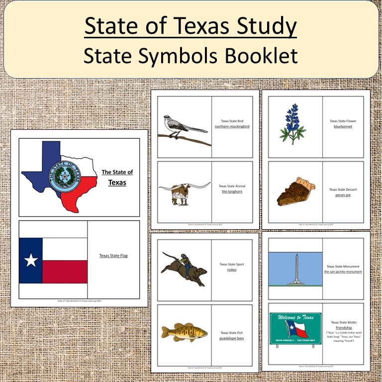 State of Texas Booklet / Where I live page Worksheet Homeschool | Made ...